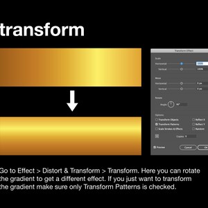 Adobe Illustrator Gold Swatch Bundle Golden Swatches, Vector Swatches ...