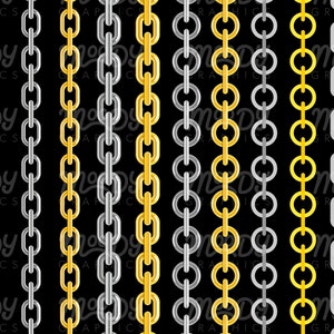 30 Chain Brushes for Adobe Illustrator, Pattern Brush Library - Etsy UK
