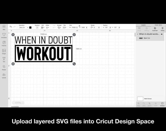 Digital gym svg digital cut file for cricut and silhouette dxf When in ...