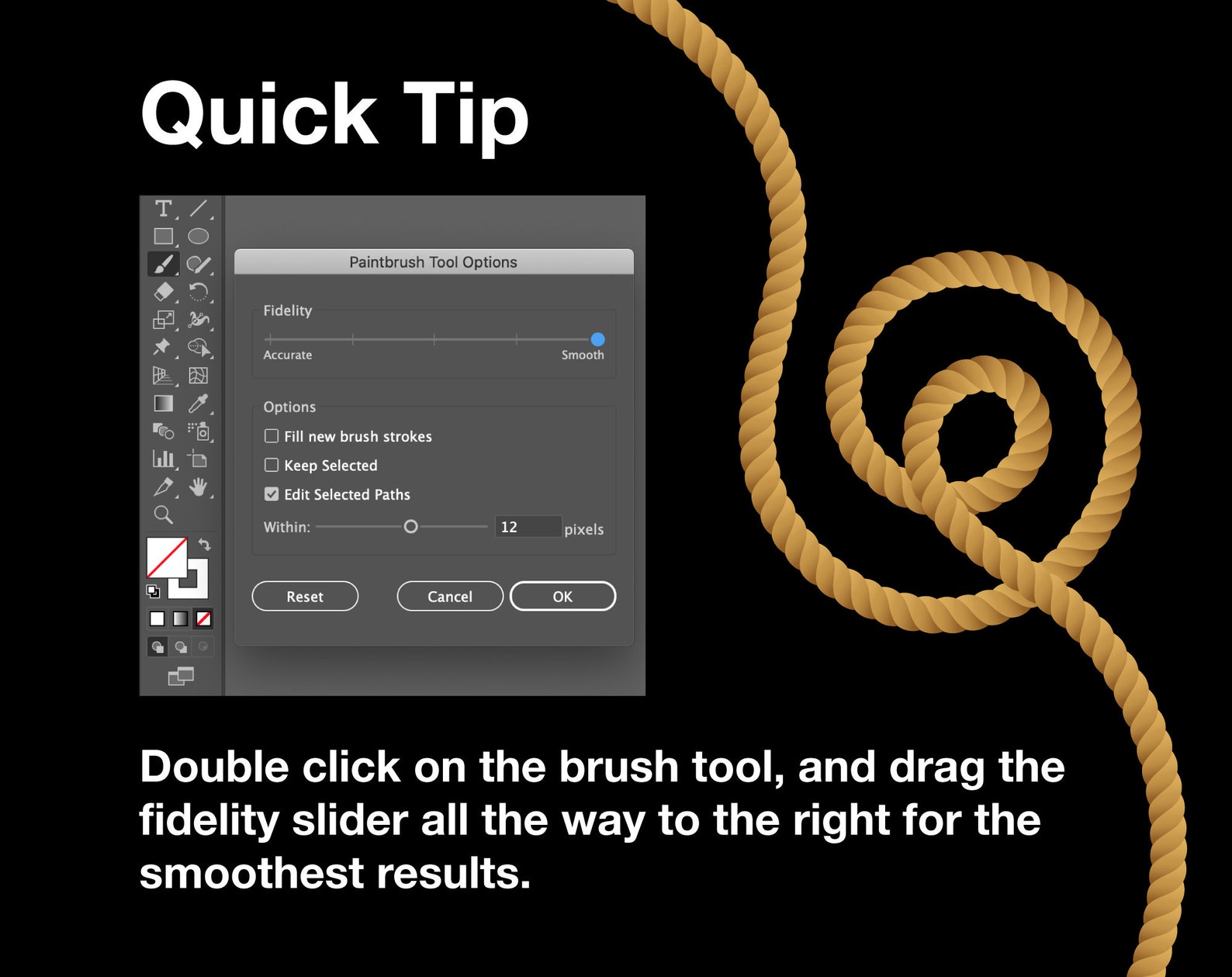 20 Rope Brushes for Adobe Illustrator Pattern Brush Library - Etsy UK