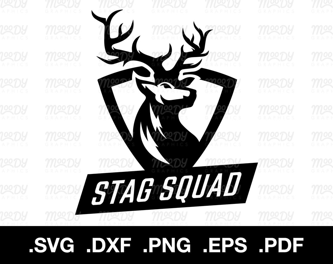 Stag Squad SVG, Stag Do Svg, Stag Night Svg, Party Svg, Stag Dxf, Stag ...