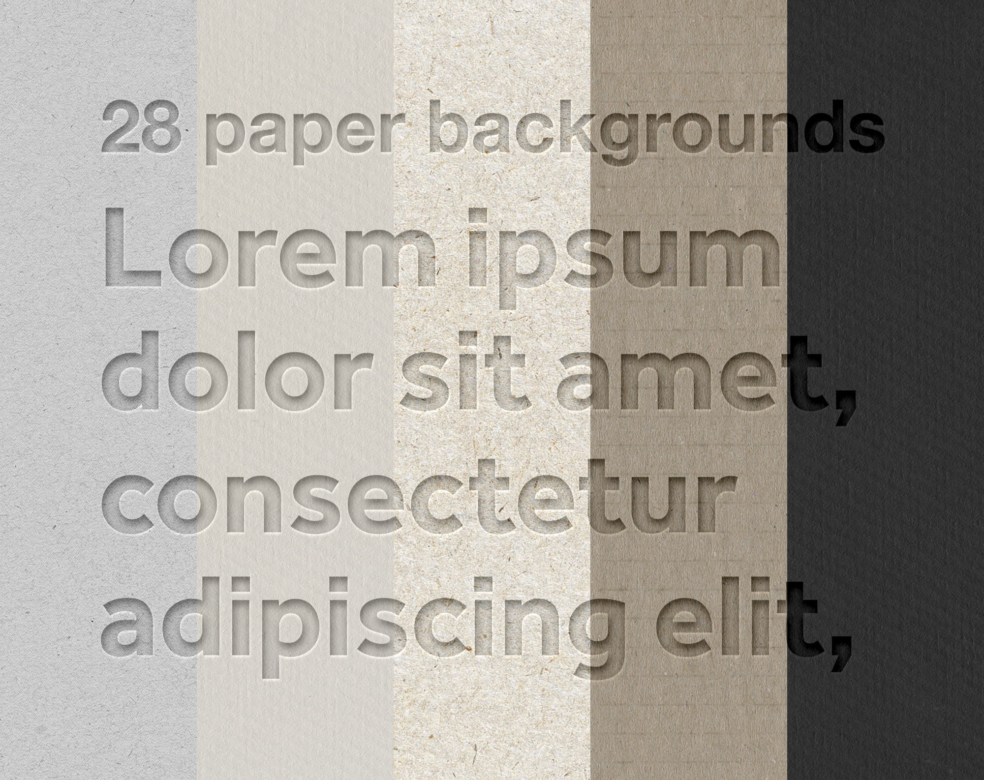 Adobe Photoshop Paper Cut Out Effect 15 Photoshop Layer Styles & 28 ...