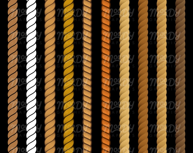 20 Rope Brushes for Adobe Illustrator, Pattern Brush Library - Etsy UK
