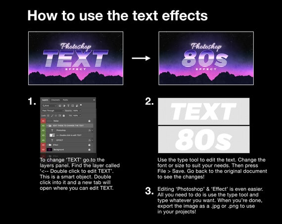 Png Text Effects For Photoshop