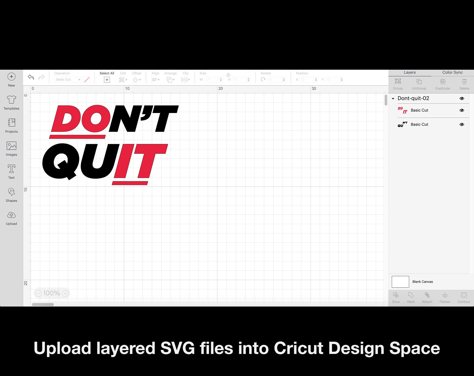 Don't Quit SVG, Inspirational Quote SVG, Cut File for Cricut ...