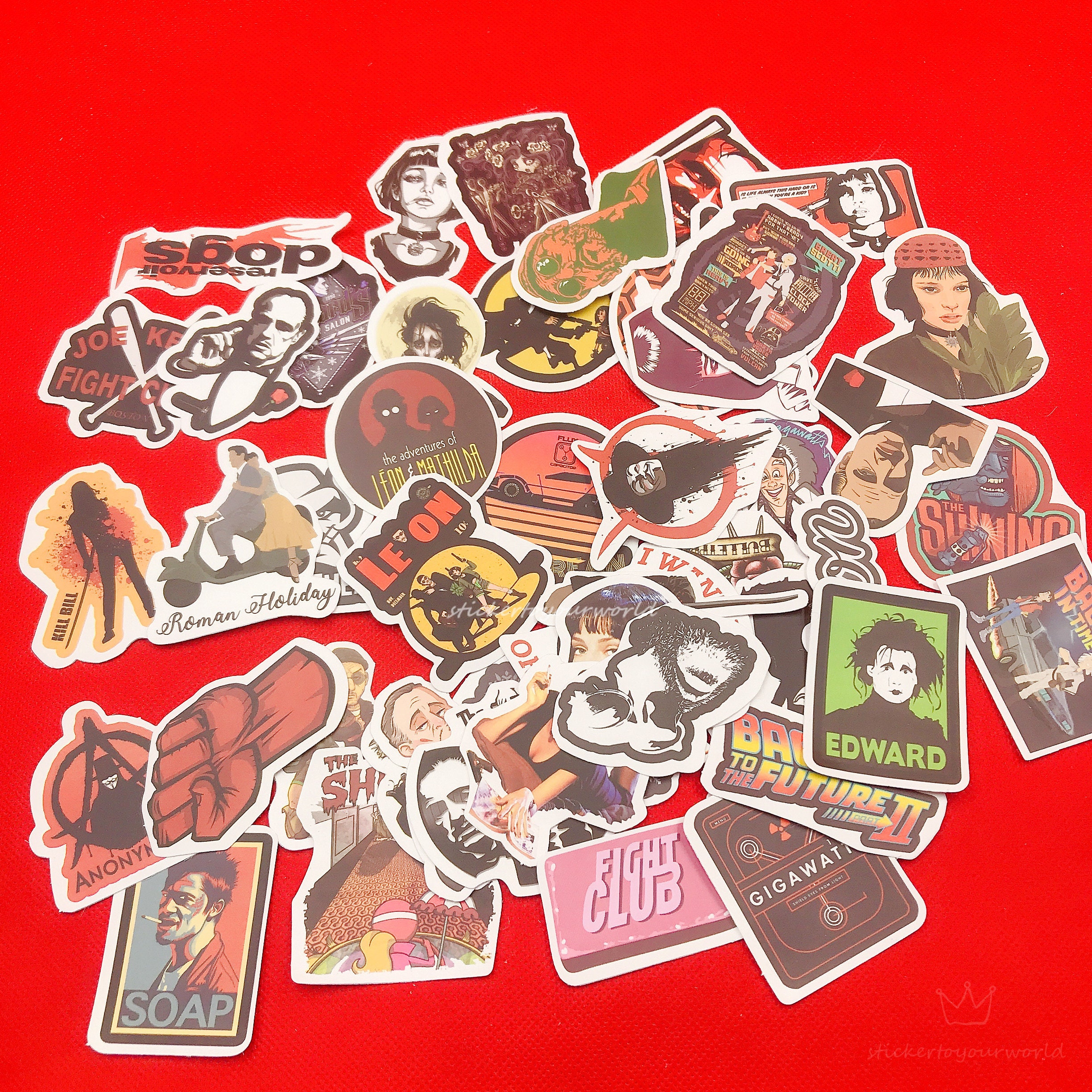 50PCS Classic Movie Stickers Pack | Etsy