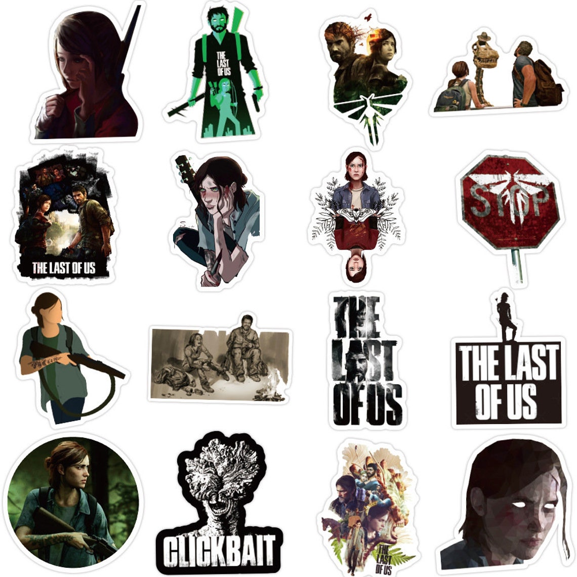 50PCS The Last of Us Stickers | Etsy