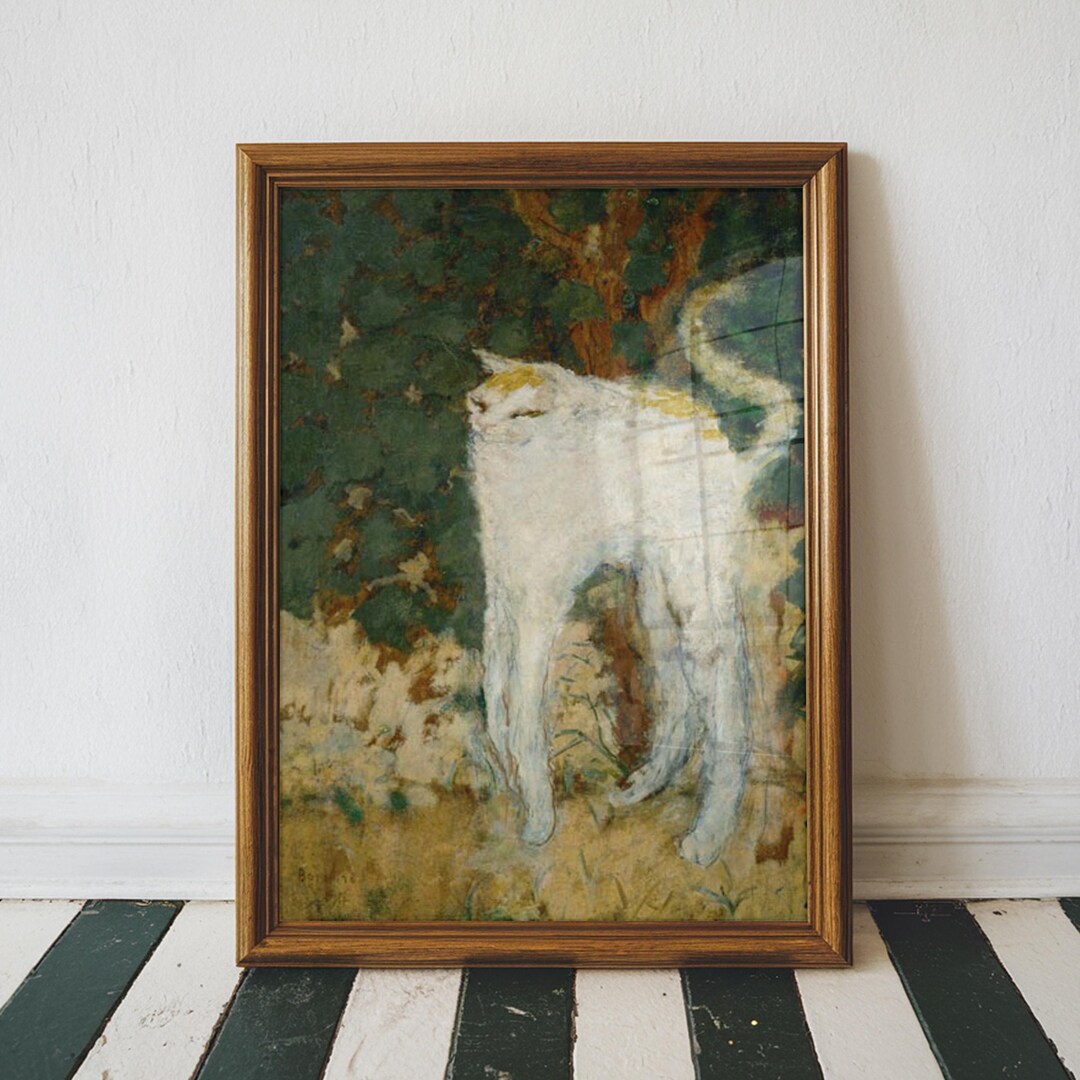 The White Cat, Pierre Bonnard Print Poster, Art Poster, Home Decor ...