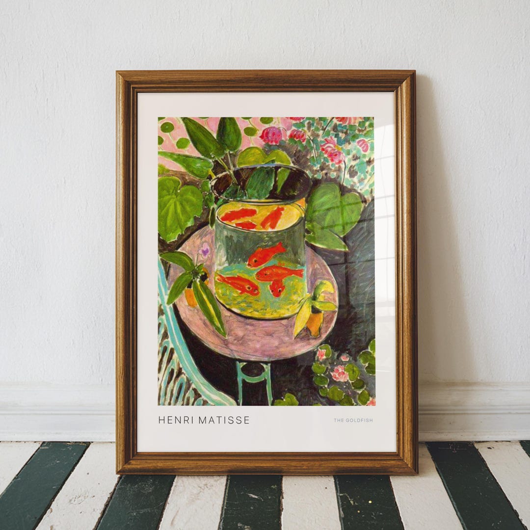 The Goldfish by Henri Matisse, Fine Art Wall Decor, Famous Painter ...