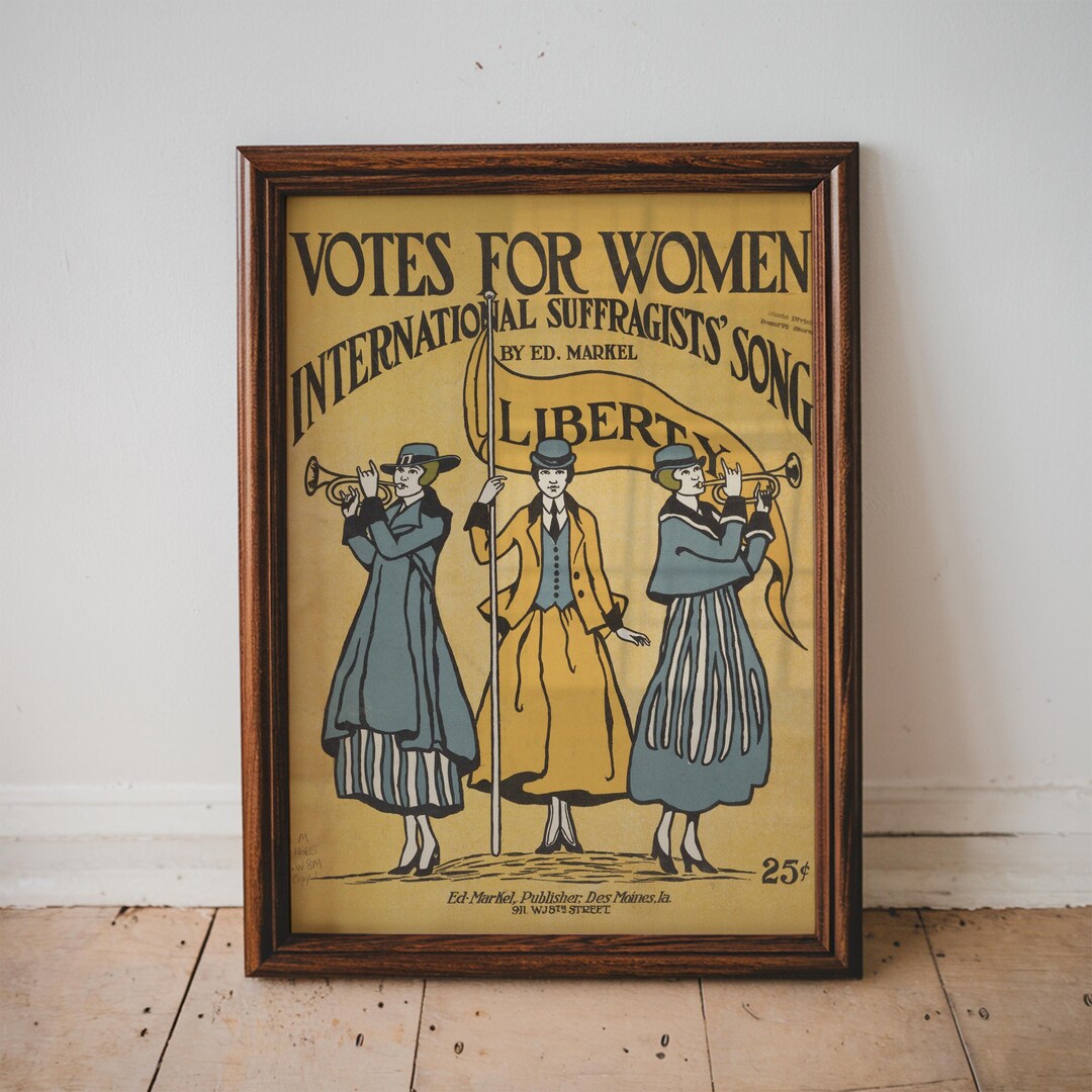 Feminist Poster, Suffragette Posters, Votes for Women, Museum Print ...