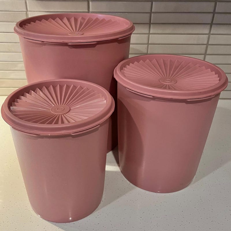 Pink Tupperware - Etsy