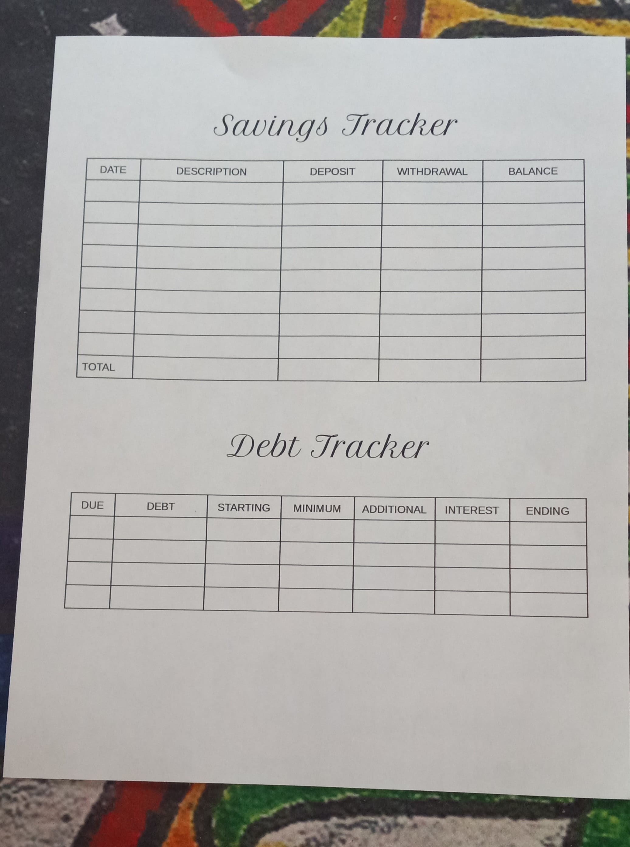 PDF Printable Monthly Budget Planner, Paycheck Budget Tracker, Sinking ...