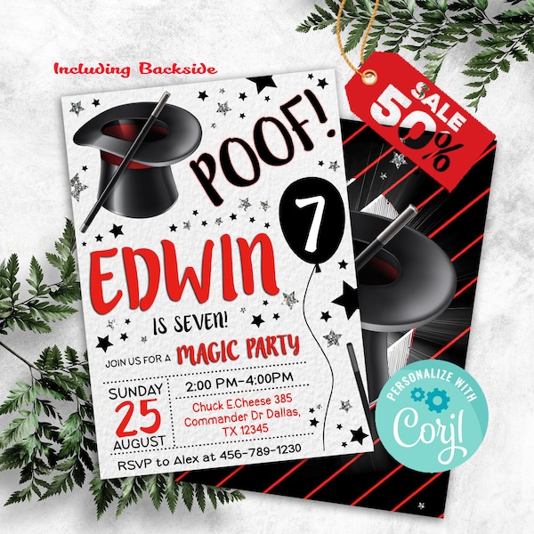 Magic Invitation - Etsy