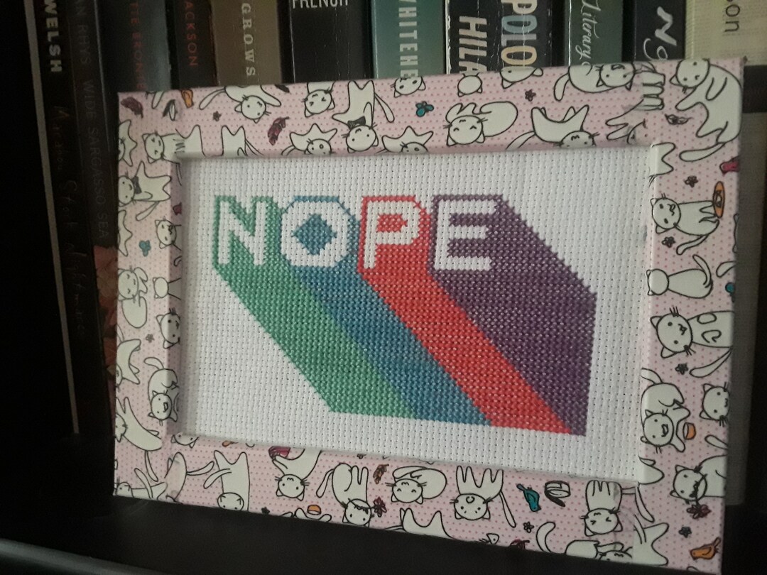 NOPE Cross-stitch Pattern Instant Download PDF - Etsy