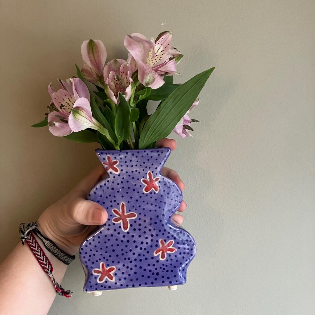 Ceramic Vase, Flora Shape, Floral Design, Botanical, Plant, Ceramic ...