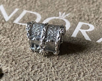 Pandora Chest of Treasure Charm - Etsy