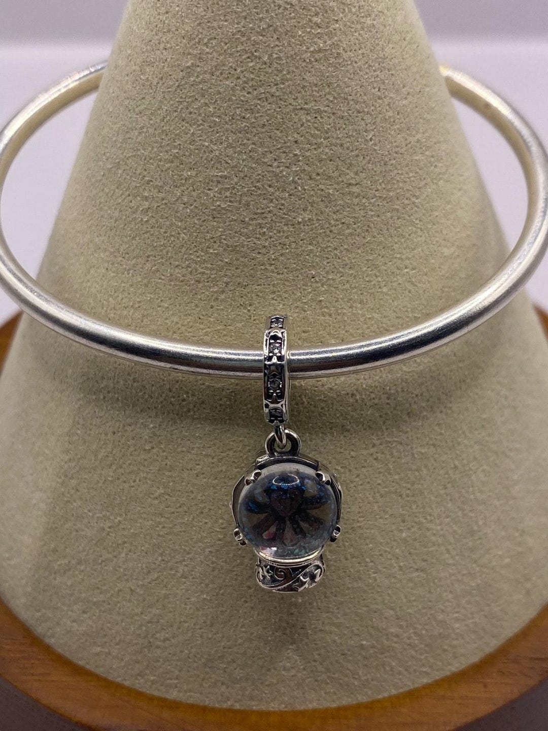 Authentic PANDORA Charm Snow Globe Angel Dangle Pandora Charmanhaenger ...