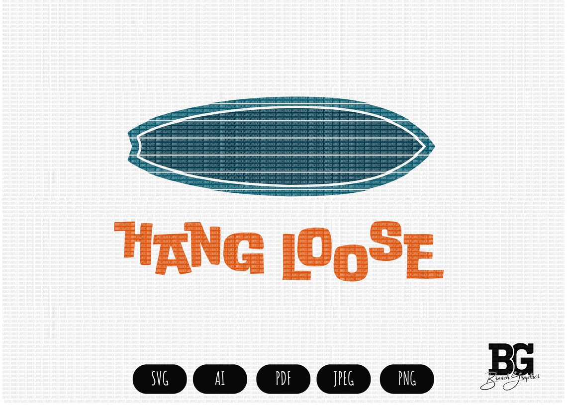 Hang Loose - Vector Cricut SVG AI PNG - Etsy