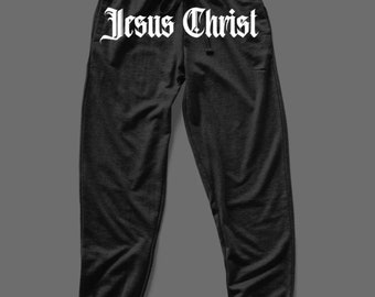 Jesus Sweatpants - Etsy