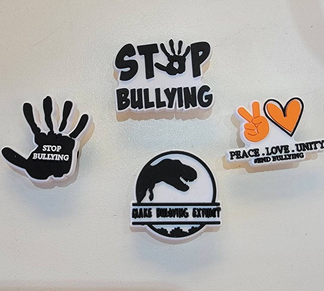 Stop the Bullying Shoe Charms - Etsy