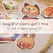 Thinking Thonking Cat Sticker | Loading Icon | Sticker for Waterbottle ...