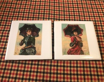 Victorian Coasters - Etsy