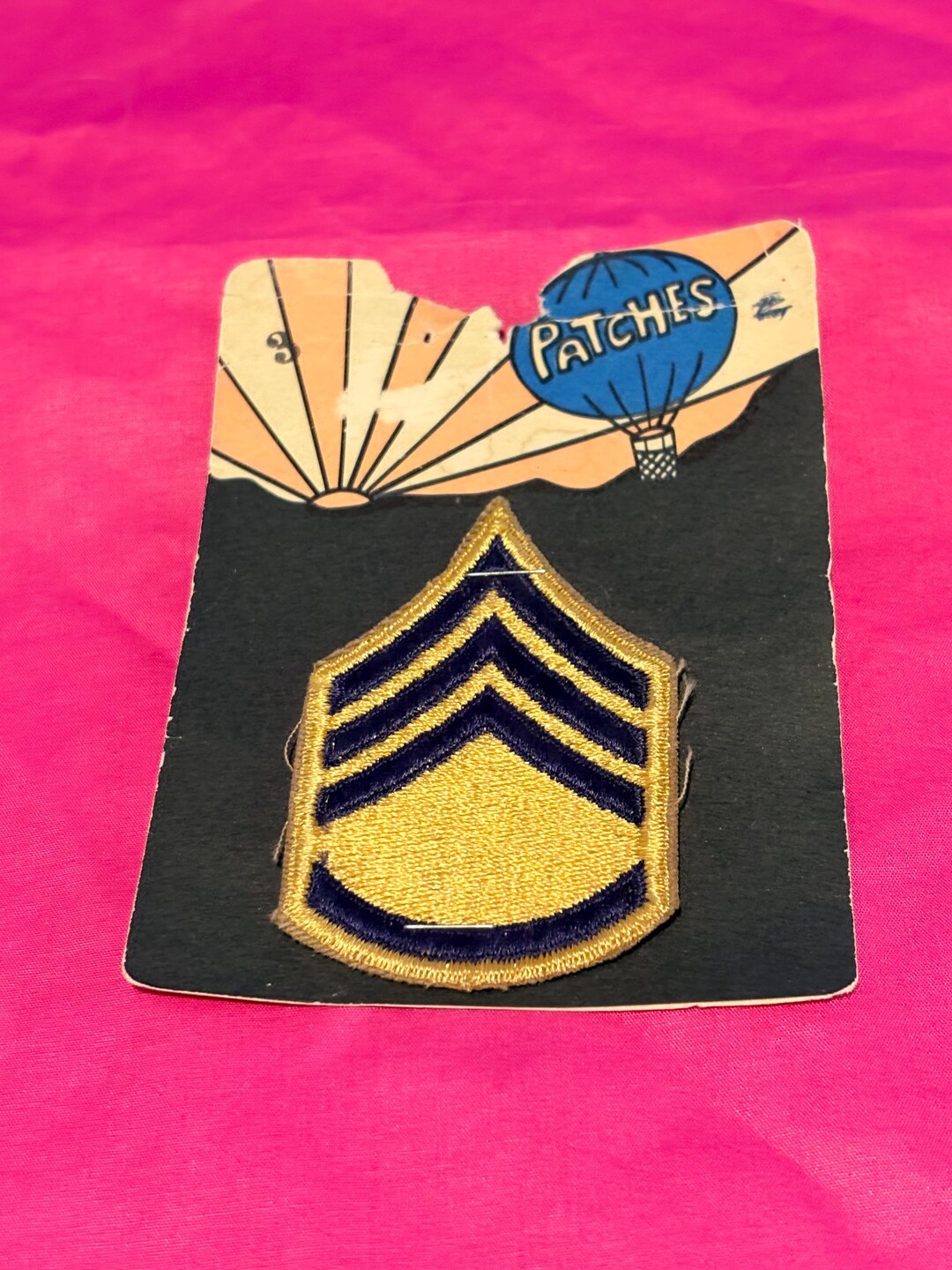 Military Patches: US Army Staff Sargent Patch on Card - Etsy