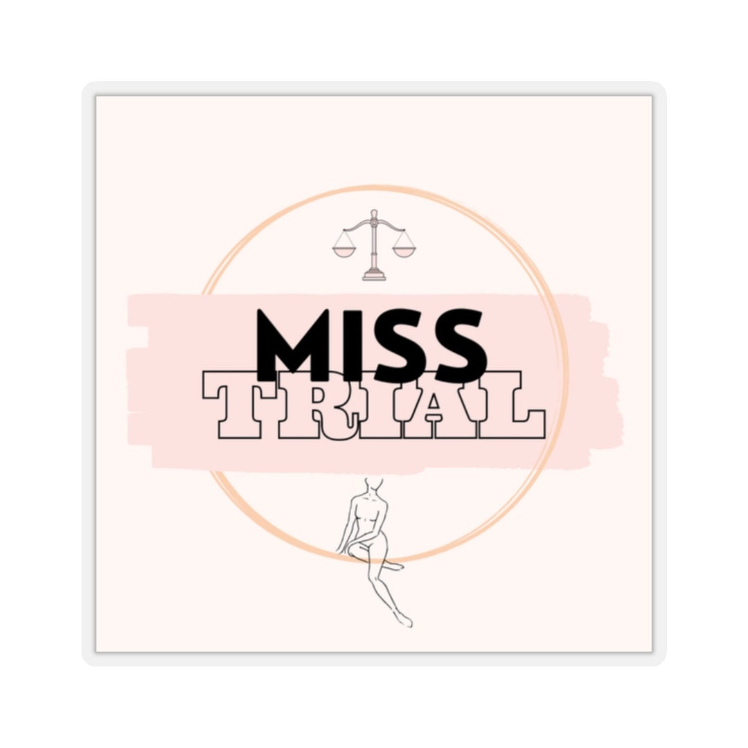 Misstrial Sticker, Laptop Decor, Lawyer Lady, Lawyer Gift, Attorney ...