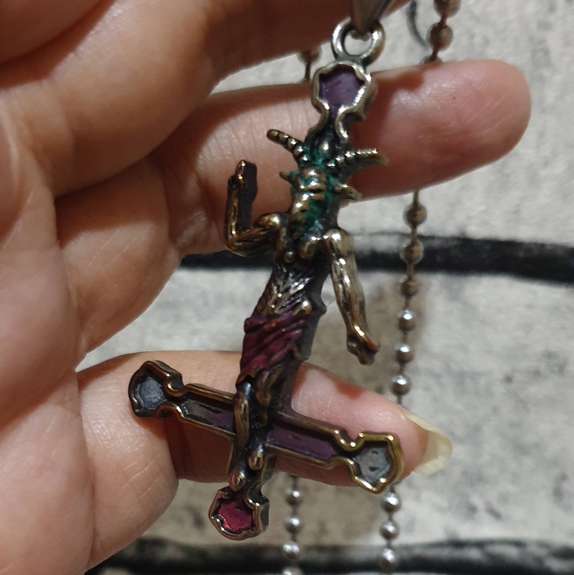 BAPHOMET EMPOWERED Amulet Talisman Demonic Protection - Etsy