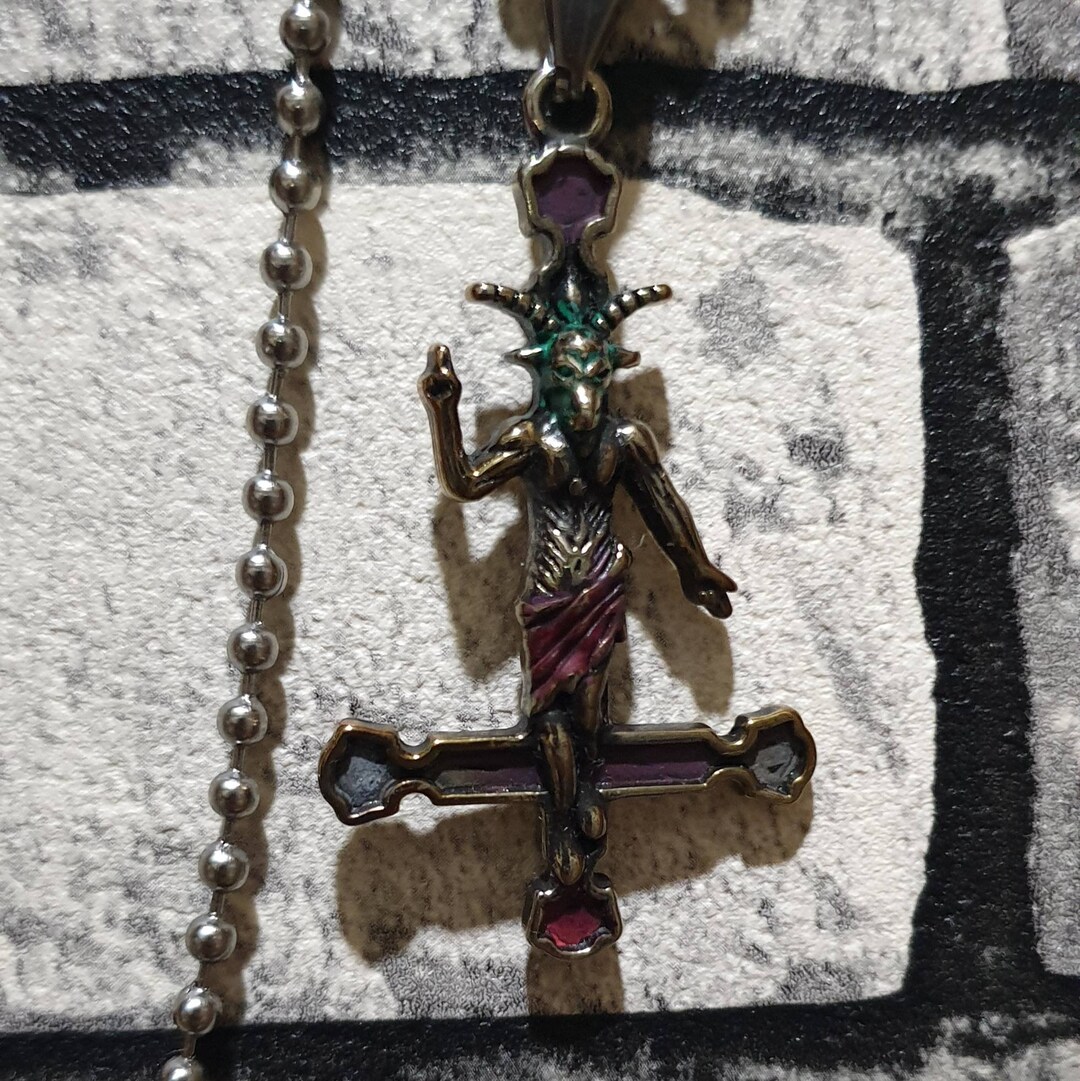 BAPHOMET EMPOWERED Amulet Talisman Demonic Protection - Etsy