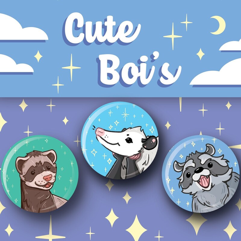 Button Animals - Etsy