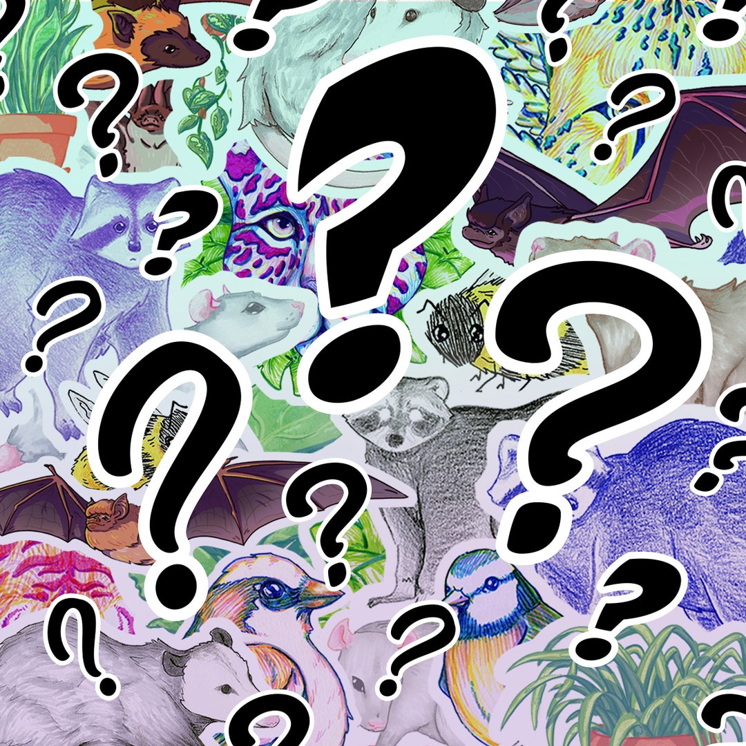 Mystery Sticker Bundle Sticker Pack Set Ghostboistudios Mystery ...