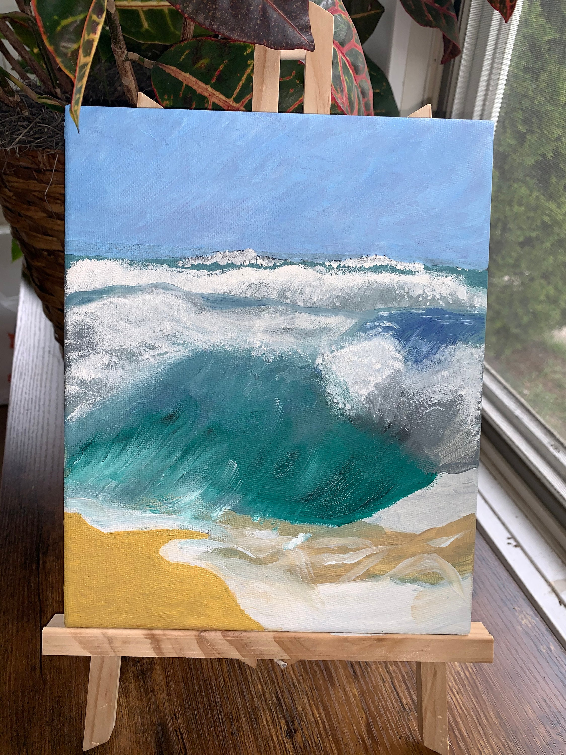 The Rising Tide Oil Painting on Canvas - Etsy