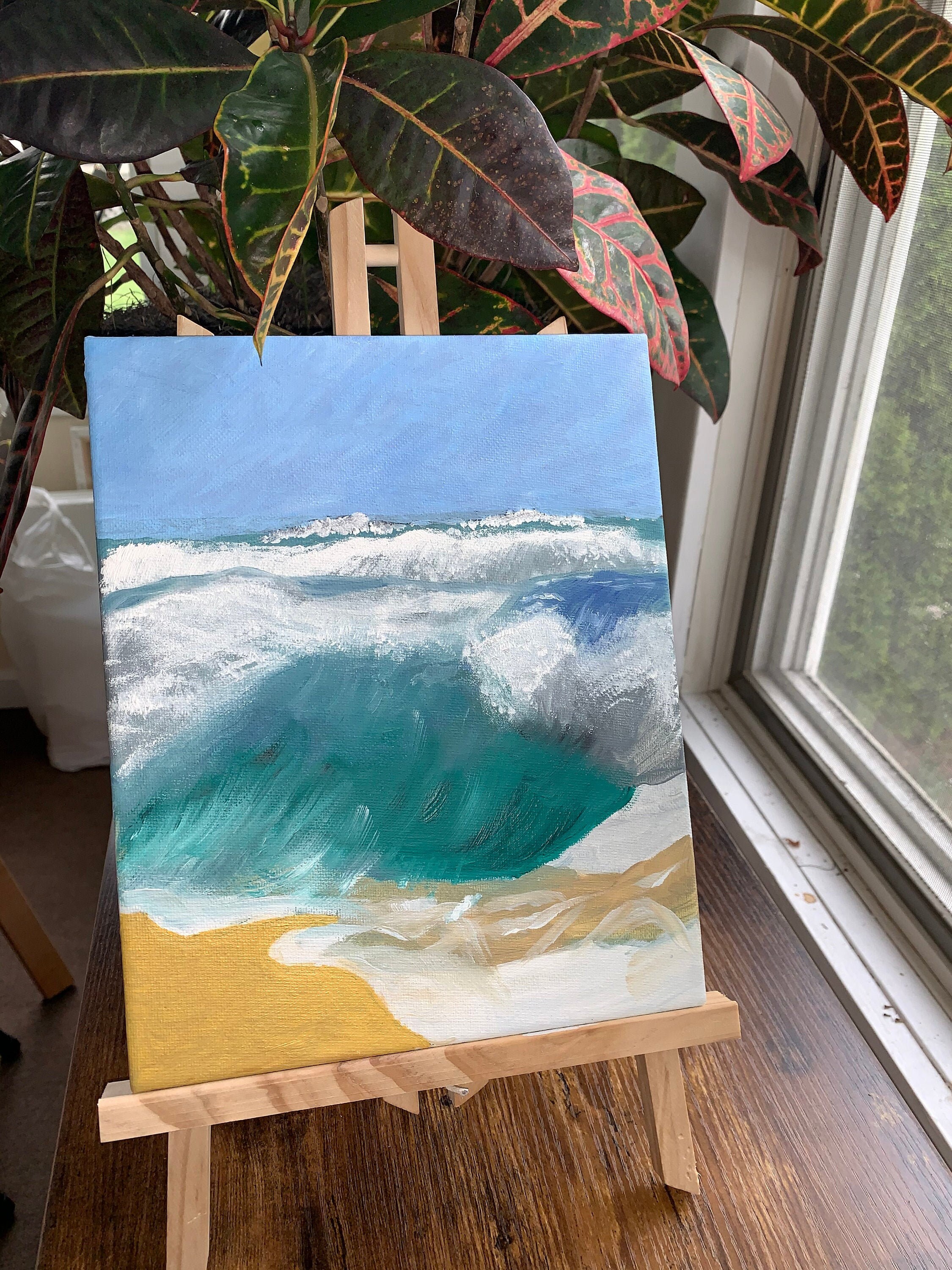 The Rising Tide Oil Painting on Canvas - Etsy