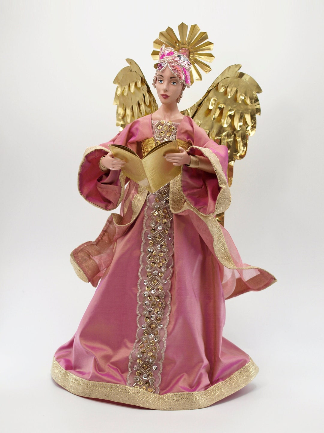 Christmas Tree Angel Topper / Luxury Tree Topper Angel / Heirloomtree ...