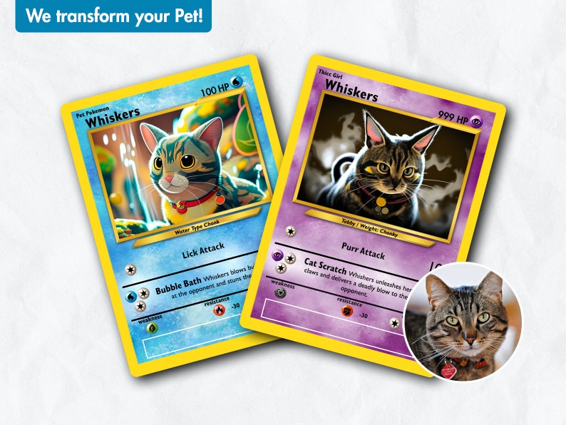 Custom Pokemon Card Pokemon Gift Pokmeon Card Pokemon TCG - Etsy