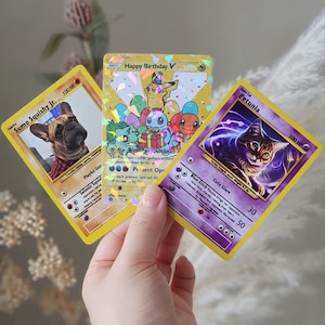 Custom Pokemon Card, Pokemon Gift, Pokmeon Card, Pokemon TCG, Pokemon ...