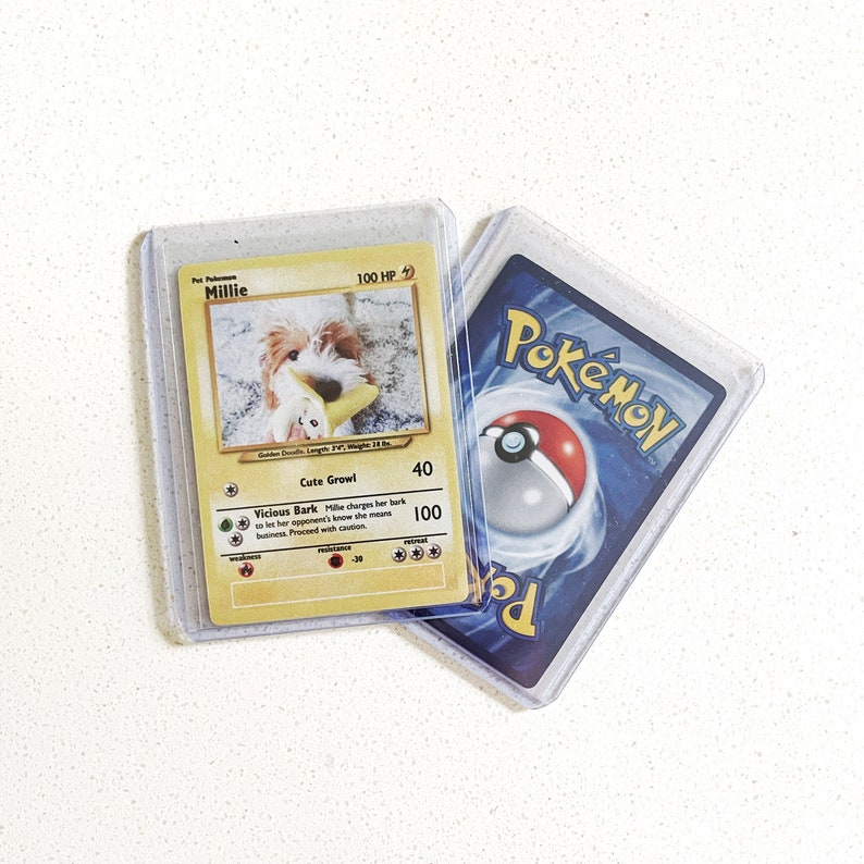 Custom Pokemon Card Pokemon Gift Pokmeon Card Pokemon TCG - Etsy