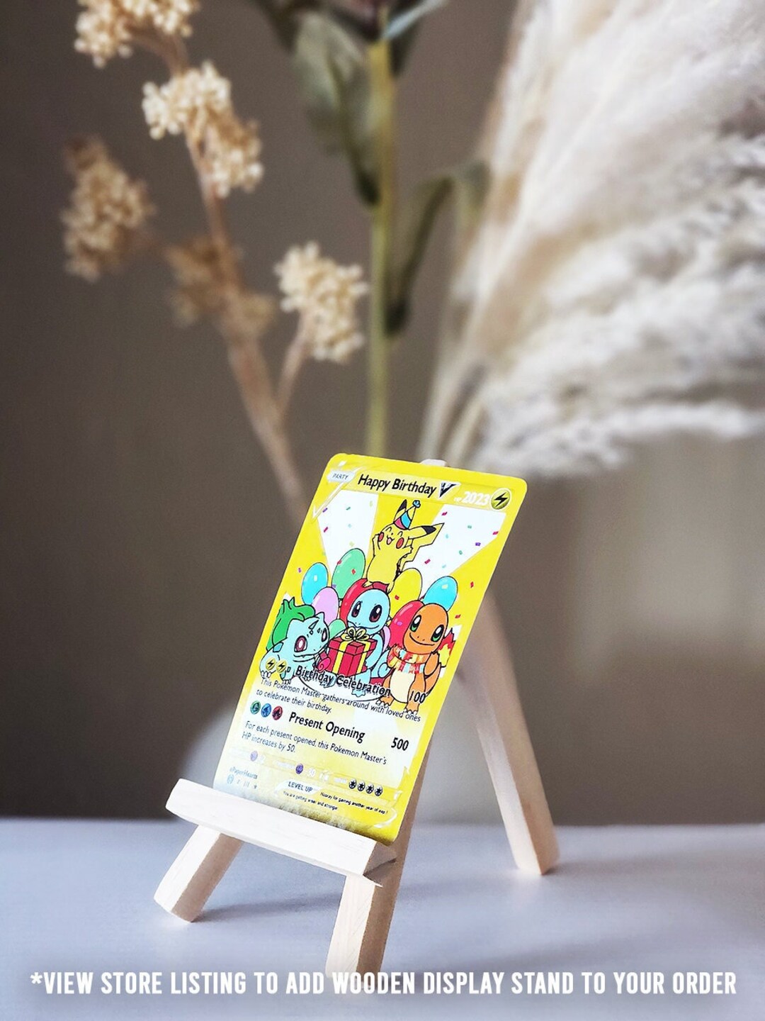 Wooden Display Stand, Wooden Easel, Card Display, Card Stand - Etsy