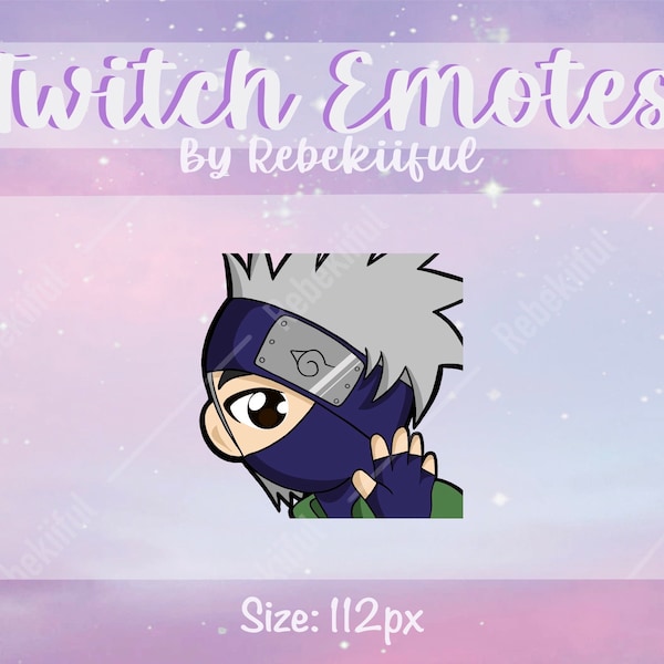 Kakashi Twitch Emote - Etsy