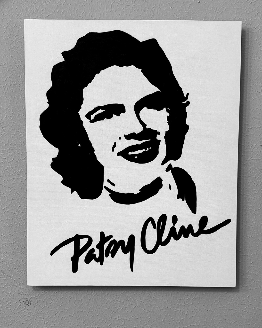 Patsy Cline Wall Art, Country Music Gifts Painting Wall Decor 16x20 - Etsy