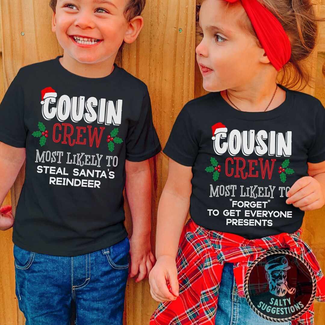 Christmas Cousin Crew Shirts, Matching Christmas Cousin Shirts, Cousin ...