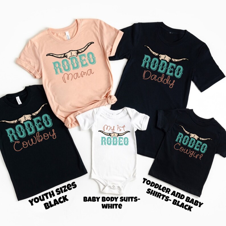 Family Matching Rodeo Shirts Rodeo Matching Shirts Family - Etsy