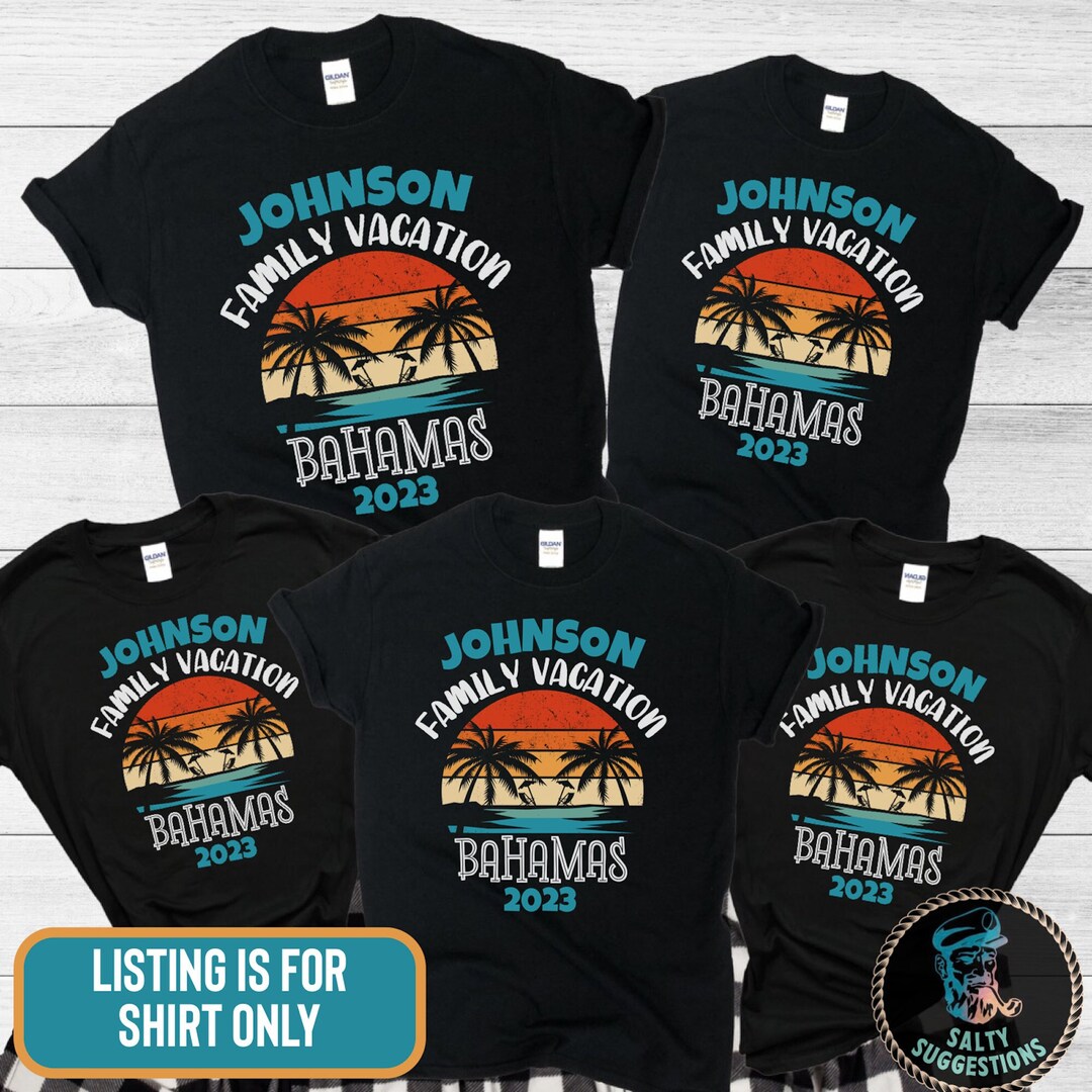 Matching Family Vacation Shirts, Personalized Vacation Shirt, Custom ...