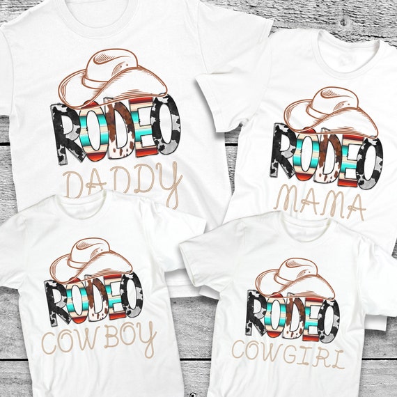 Rodeo Shirts Family Rodeo Matching Tshirt Family Rodeo - Etsy