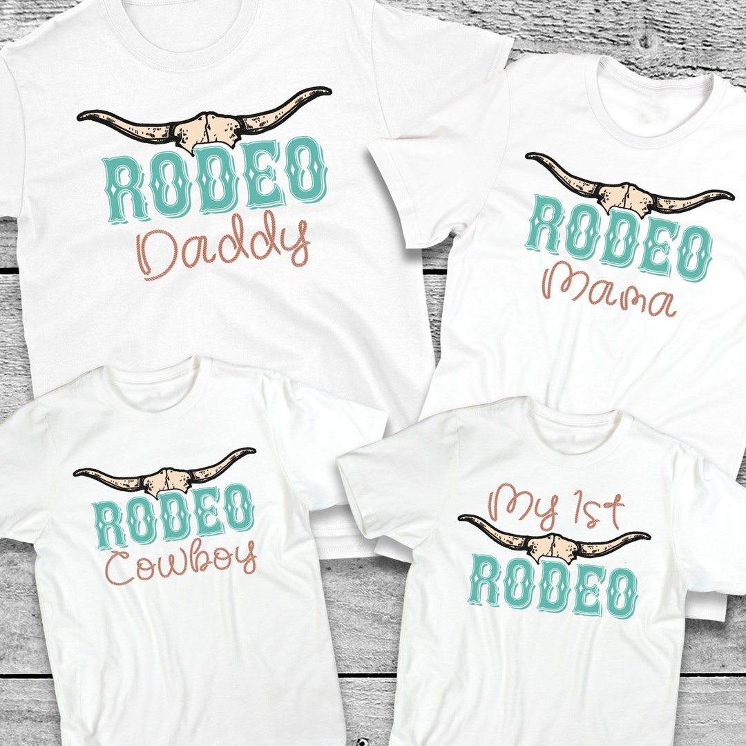 Family Matching Rodeo Shirts Rodeo Matching Shirts, Family Rodeo Shirt ...