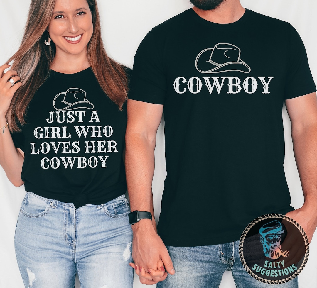 Couples Rodeo Shirts, Cowboy Matching Shirt, Couples Country Western ...