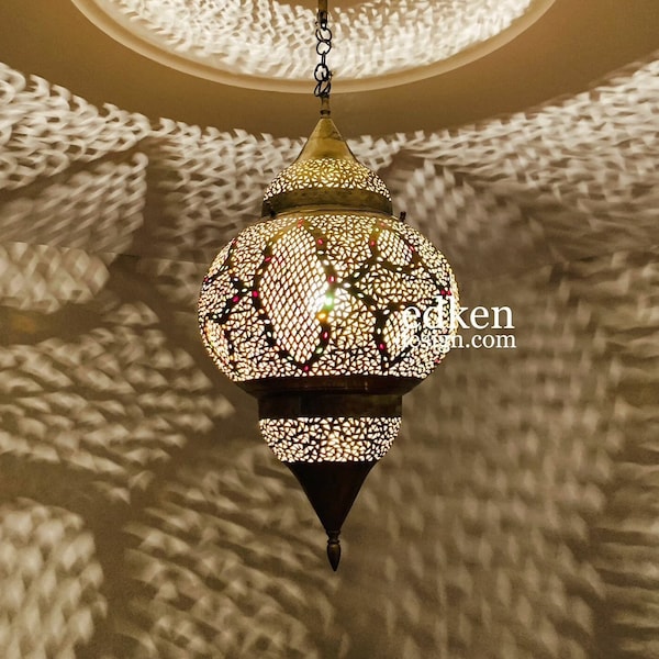 Arabic Hanging Lamp - Etsy