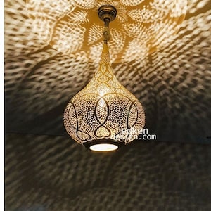 Beautiful Moroccan Light Fixture, Moroccan Pendant Light, Moroccan Lamp ...
