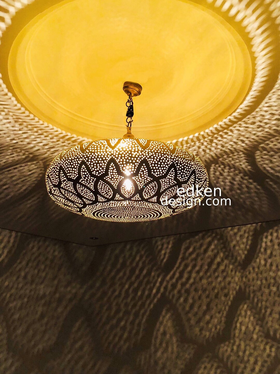 Amazing Moroccan Brass Pendant Light, Moroccan Ceiling Light Fixture ...